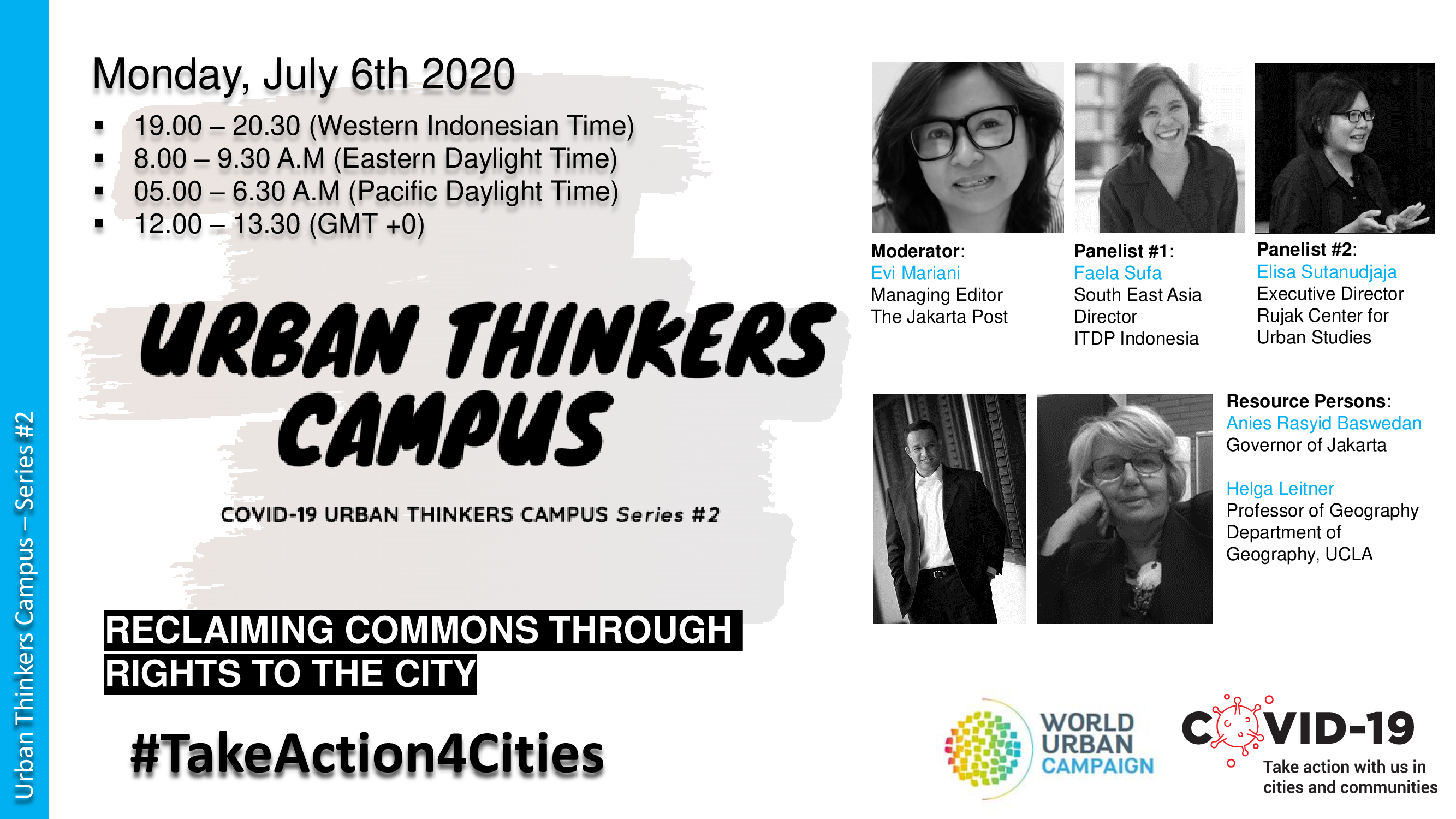 Urban Thinker Campus #2 - World Urban Campaign, UNHabitat: Reclaiming ...